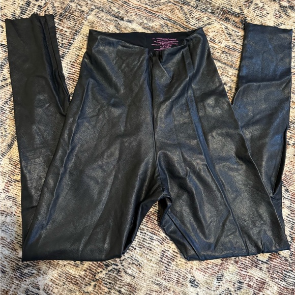 Commando | Pants & Jumpsuits | Commando Control Black Leather Leggings ...